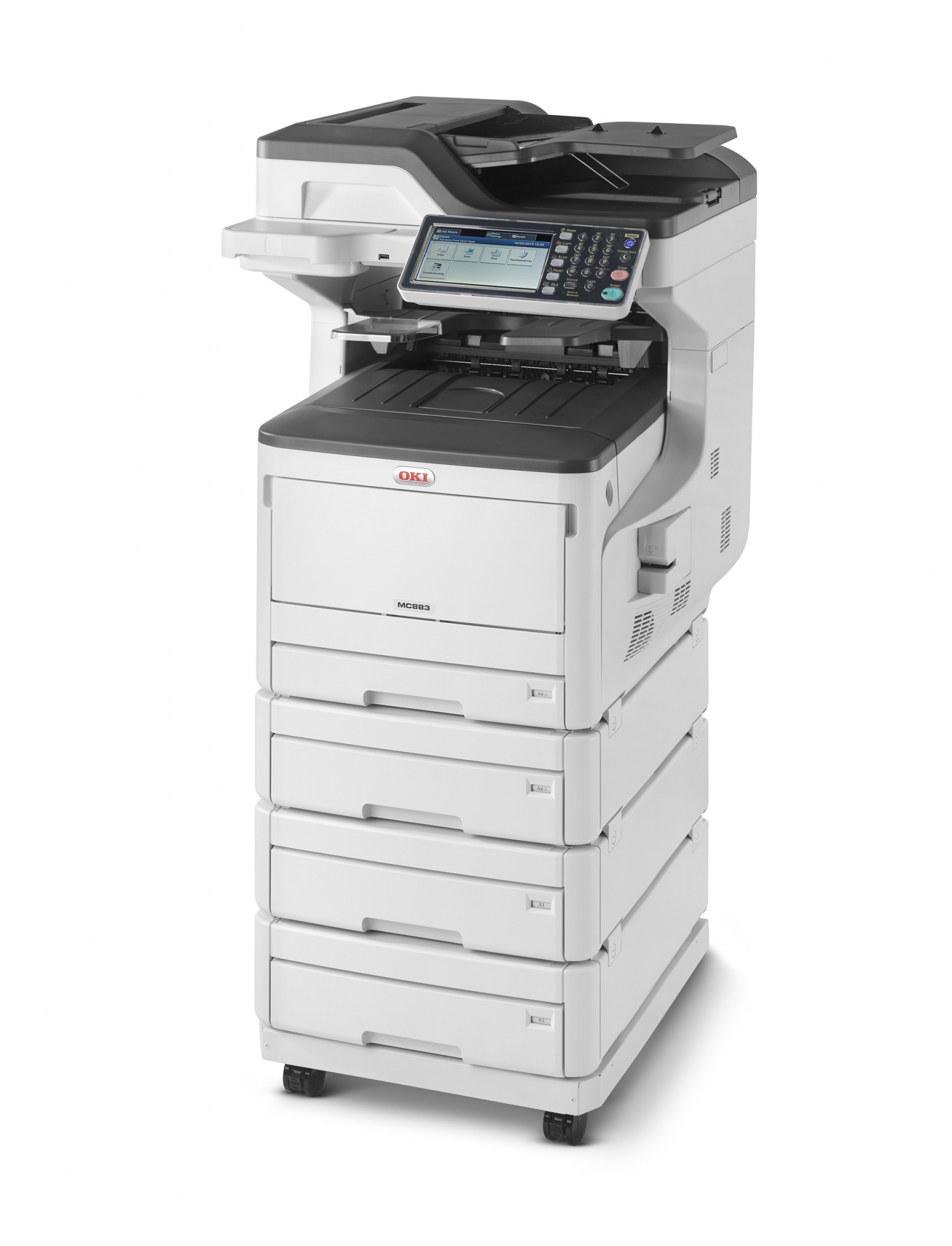 OKI MC883dnv A3 Colour Multifunction LED Laser Printer OkOKI OKI MC883dnv A3 Colour Multifunction LED Laser Printer OkOKI
